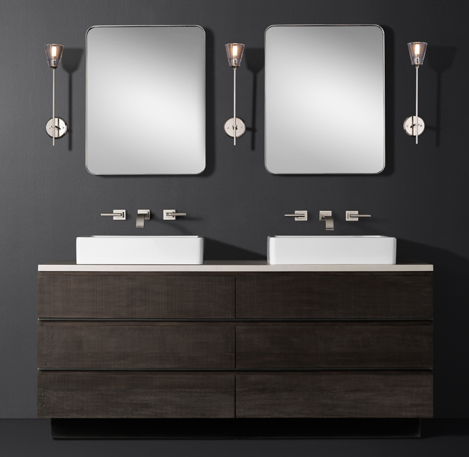 Monterey Double Vanity - Wall Mount