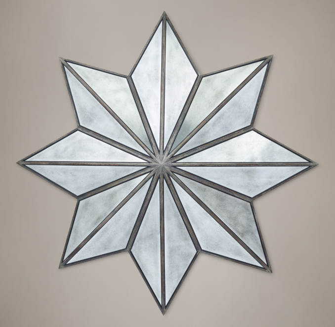 Faceted Starburst Mirror - 66"