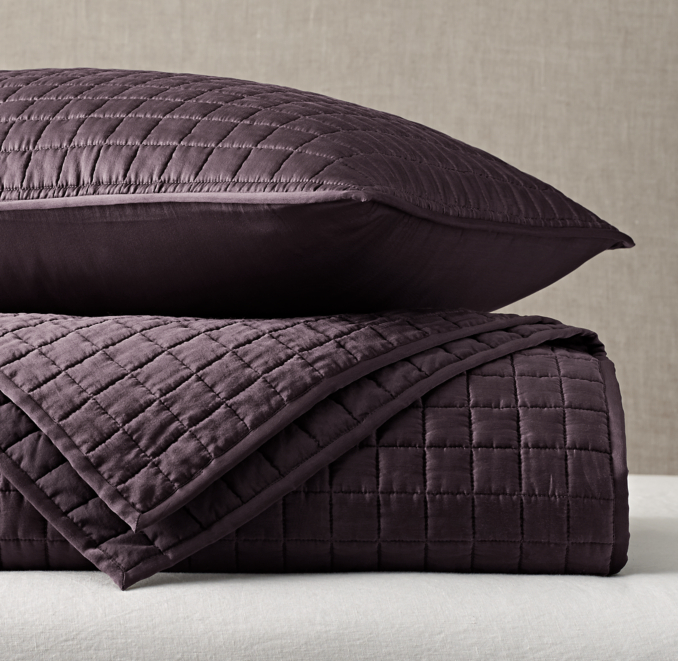 Silk Box-Stitch Coverlet