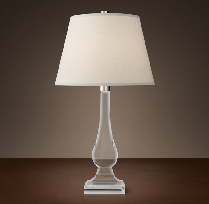 Crystal Teardrop Table Lamp