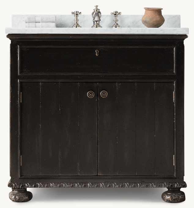 Restoration Hardware French Empire Vanity Badezimmer Mit