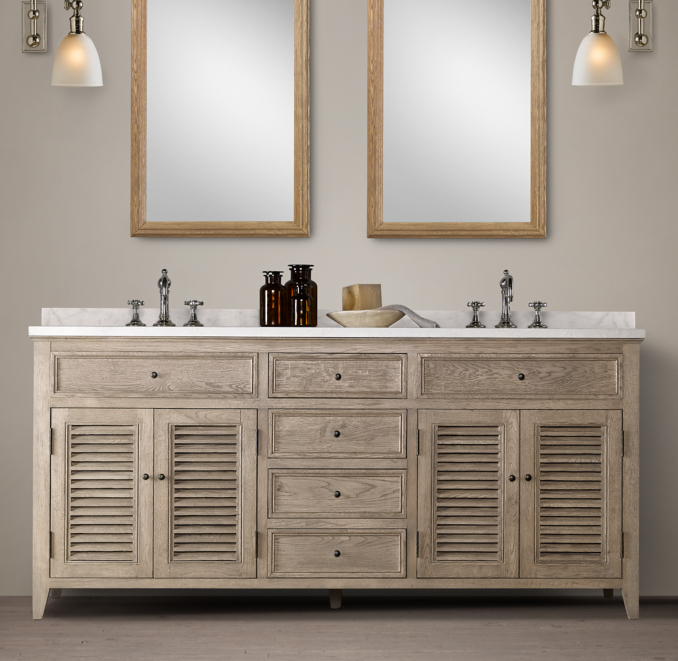 Shutter Double Vanity