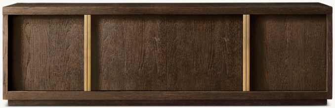 Bezier Panel 4-Door Media Console