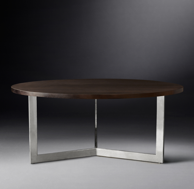 Linear Round Dining Table