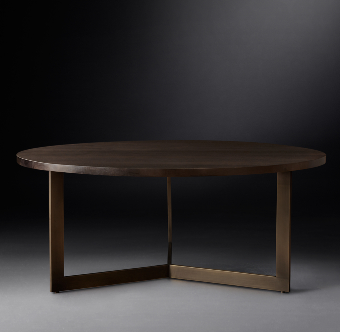Linear Round Dining Table