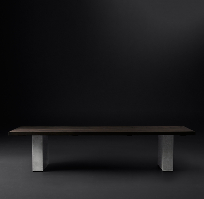 Concrete Pier Dining Table | RH