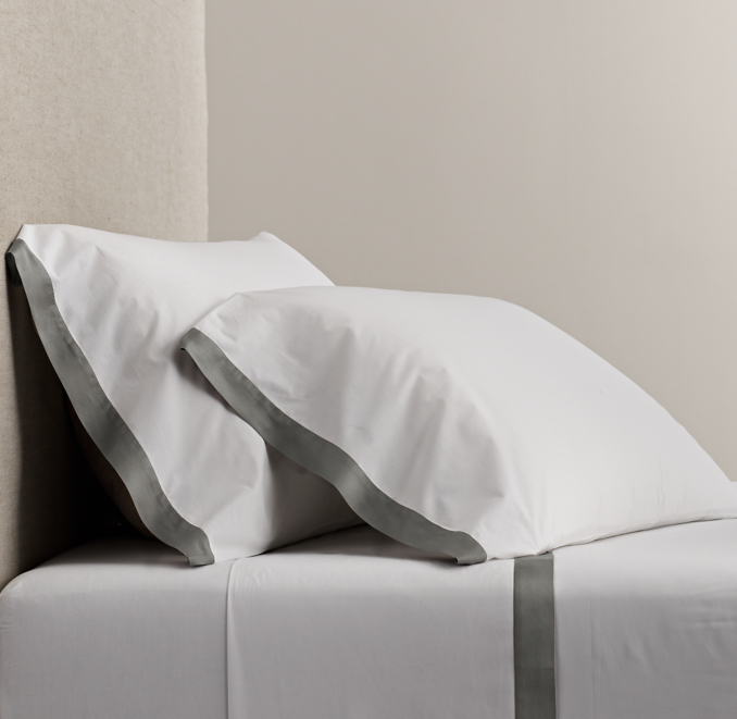 Italian Bold Border Cotton Sheet Set