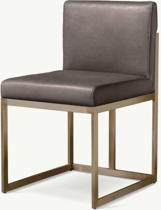 Wexler Leather Dining Side Chair | RH