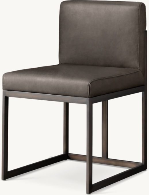 Wexler Leather Dining Side Chair | RH