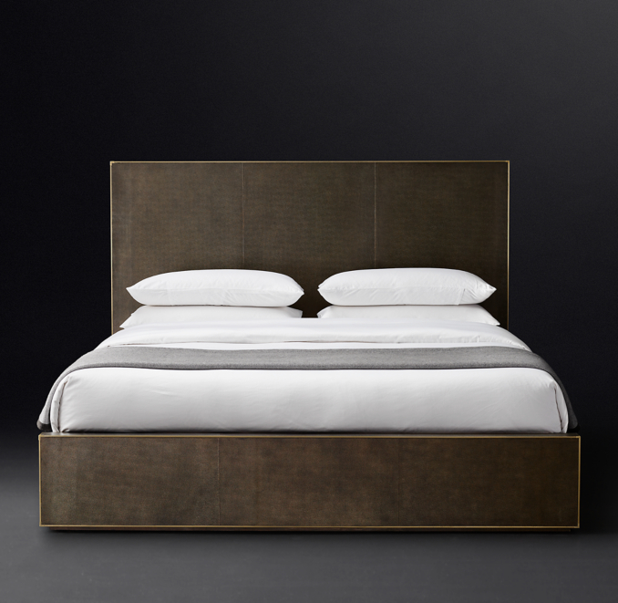 Saunderson Shagreen Platform Bed