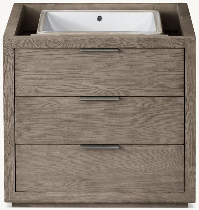 Machinto Single Vanity Base | RH