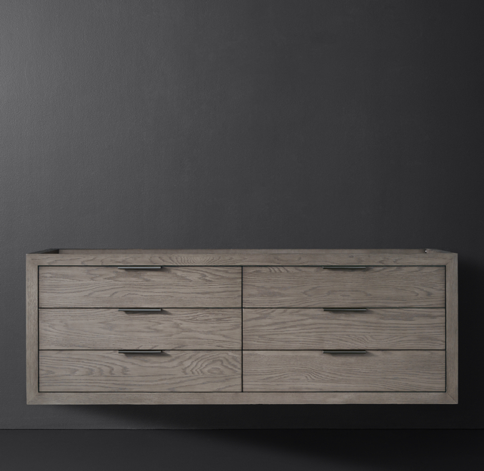 Machinto Double Floating Vanity Base