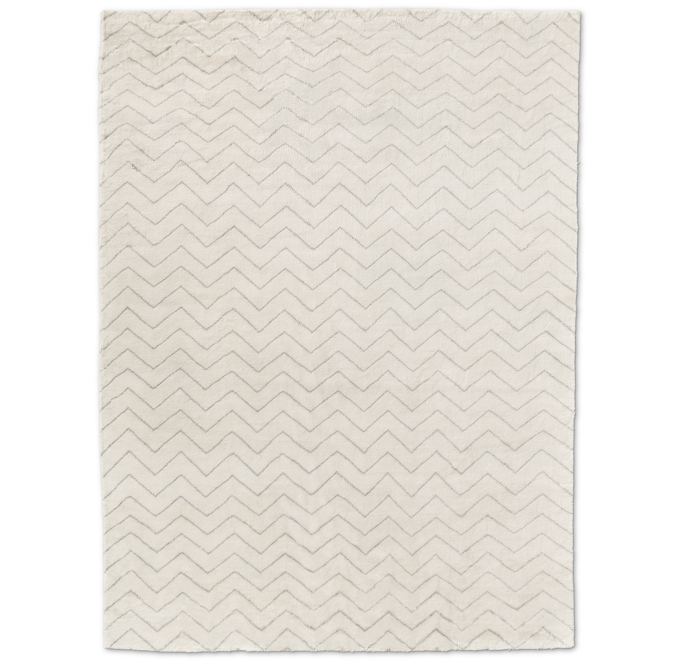 Traza Rug - Ivory/Silver | RH
