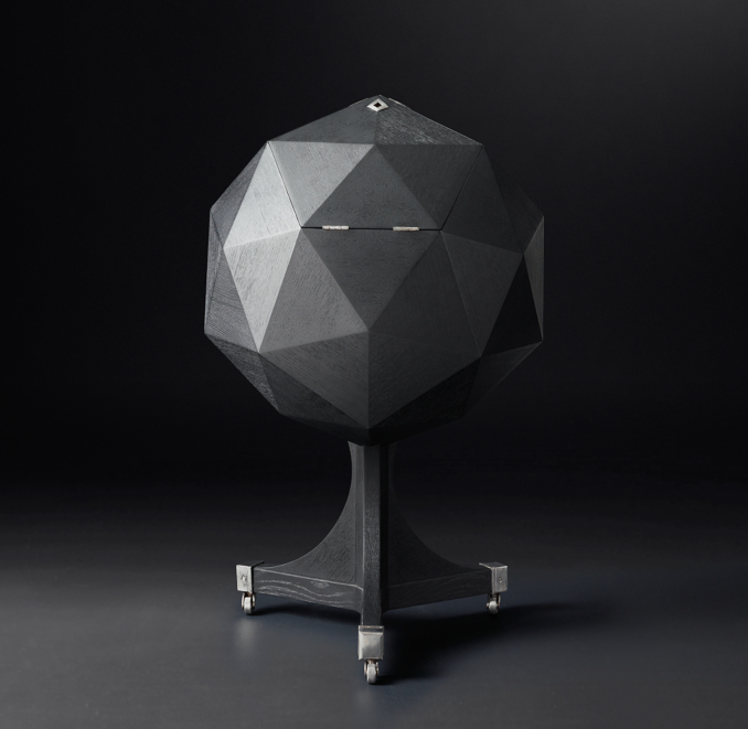 Polyhedron Bar Cart