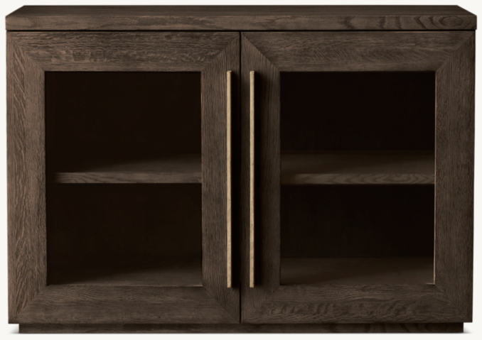 Machinto Glass Double-Door Sideboard