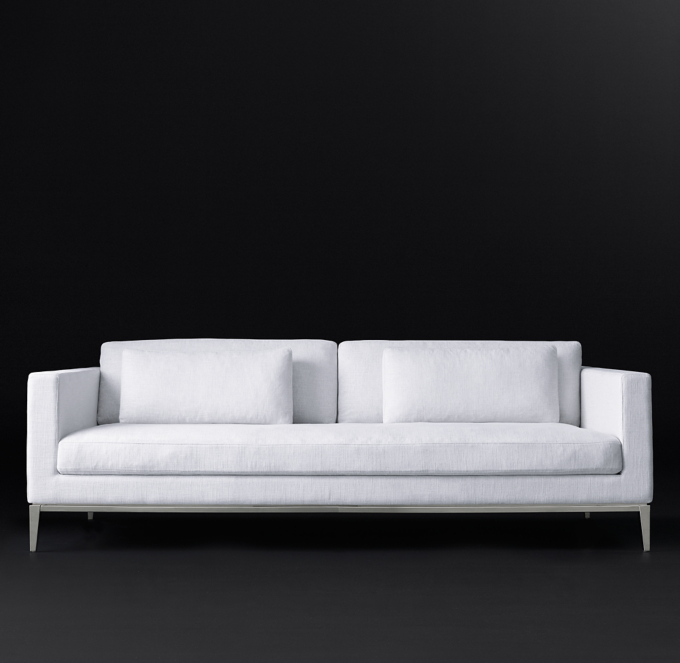 Restoration hardware shelter arm sofa store