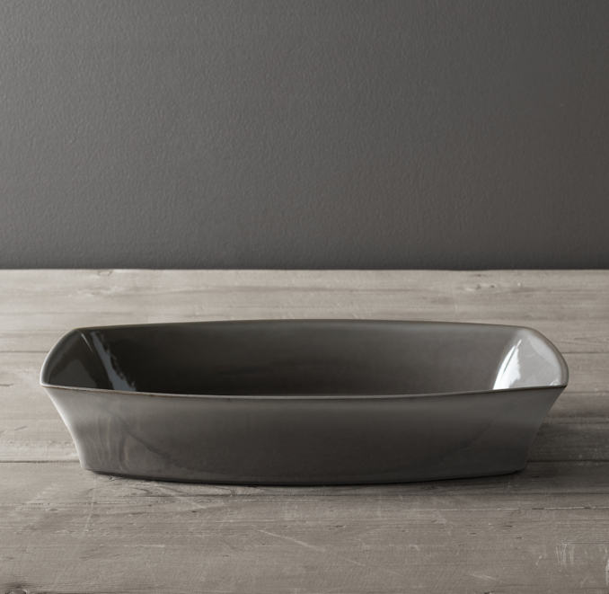 Revol Classic French Porcelain Large Rectangular Roasting Dish