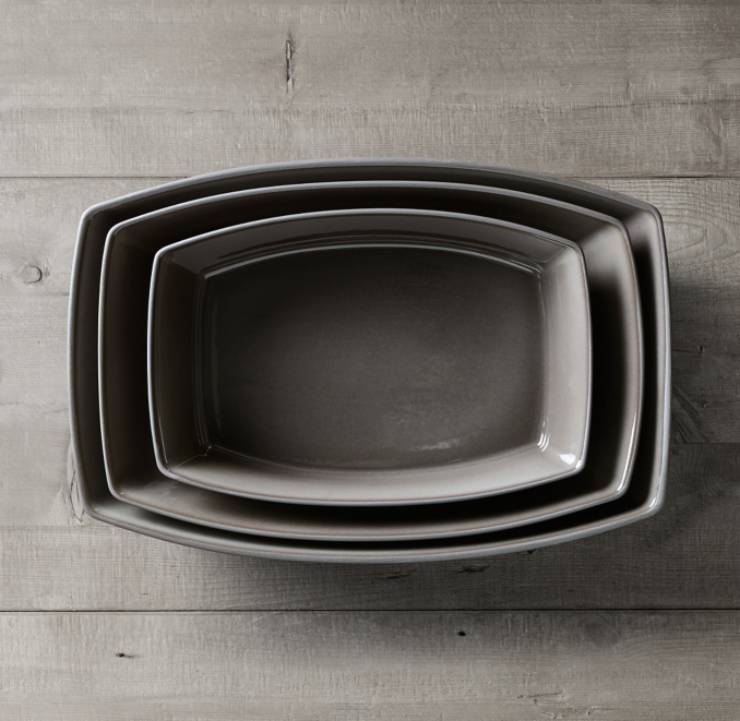 Revol Classic French Porcelain Medium Rectangular Roasting Dish