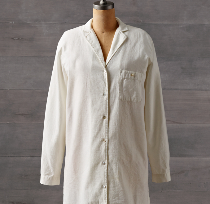 Heathered Cotton Cashmere Nightshirt