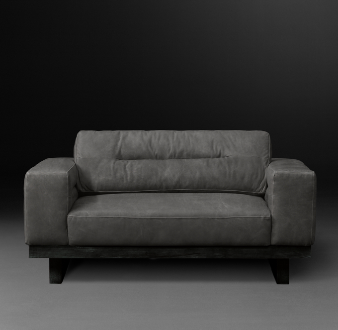 Durrell Leather Chair and a Half RH Baby Child