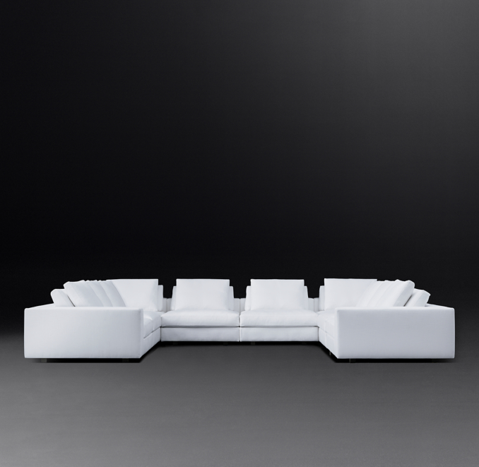 Gustav Modular U-Sofa Sectional | RH