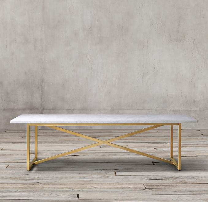 Torano Marble Rectangular Dining Table