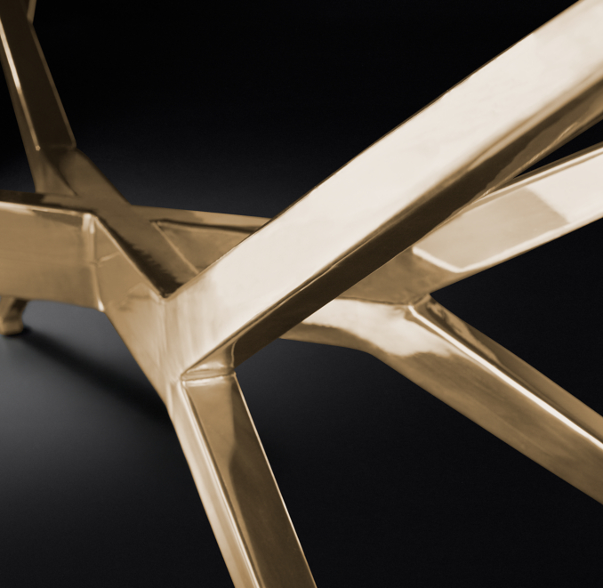 Maslow Spider Rectangular Dining Table