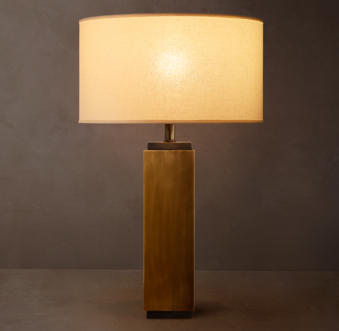 Square Column Table Lamp | RH TEEN