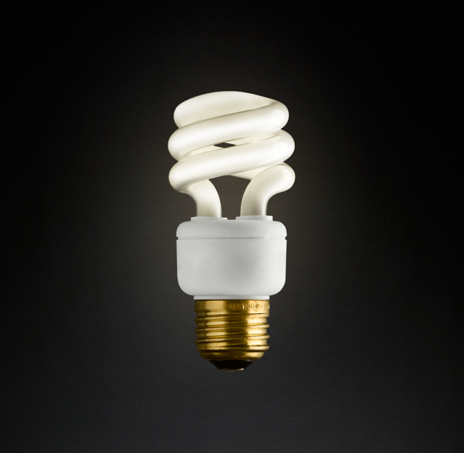 T2 Tube E26 Coil CFL Bulb 9W