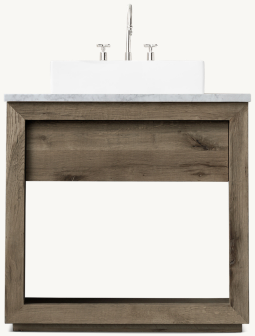 Reclaimed Oak Single Washstand | RH