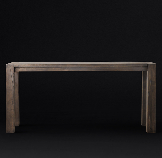 Reclaimed Russian Oak Parsons Counter Table