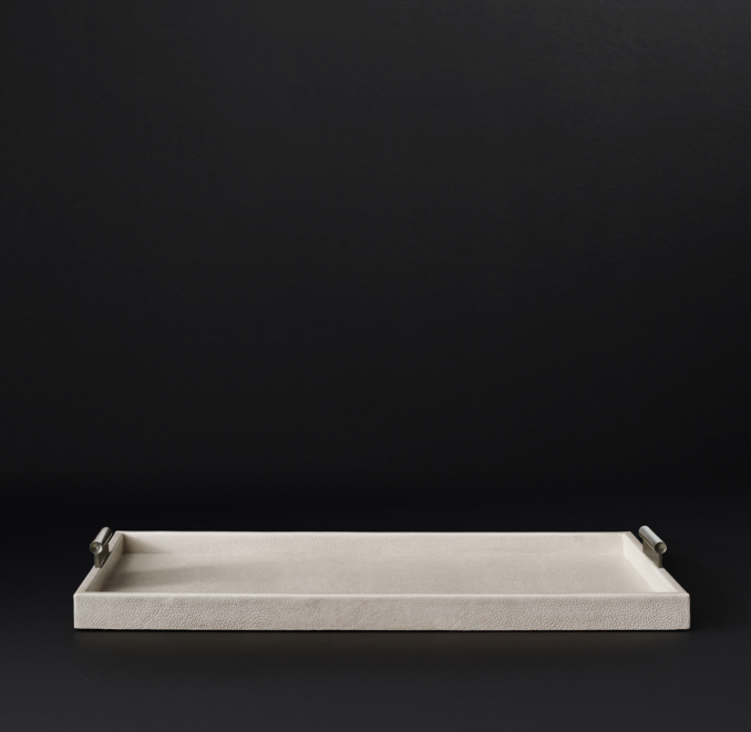 Shagreen Tray - Medium | RH