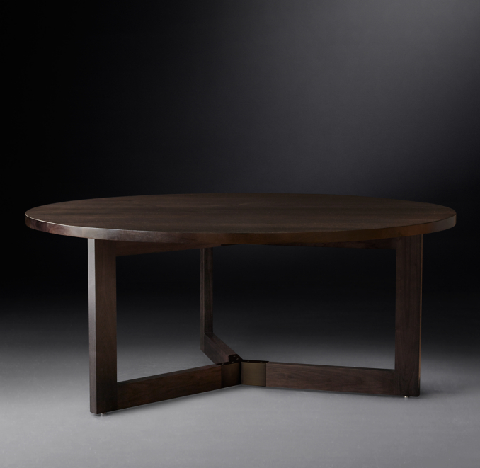 Linear Round Dining Table