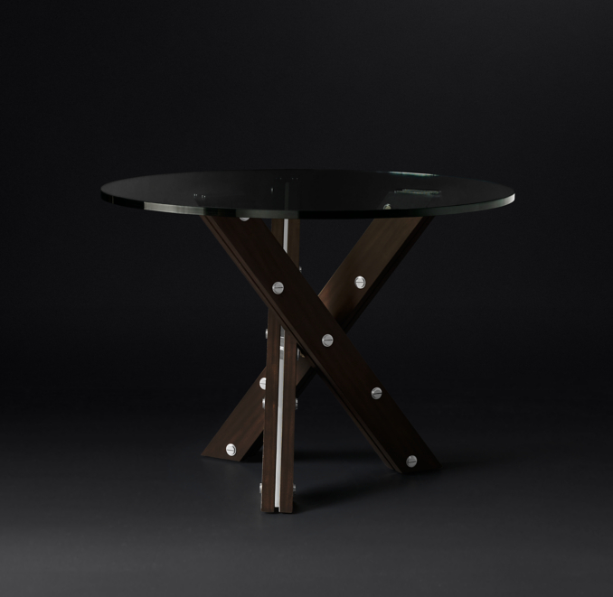 Rivet Round Entry Table | RH