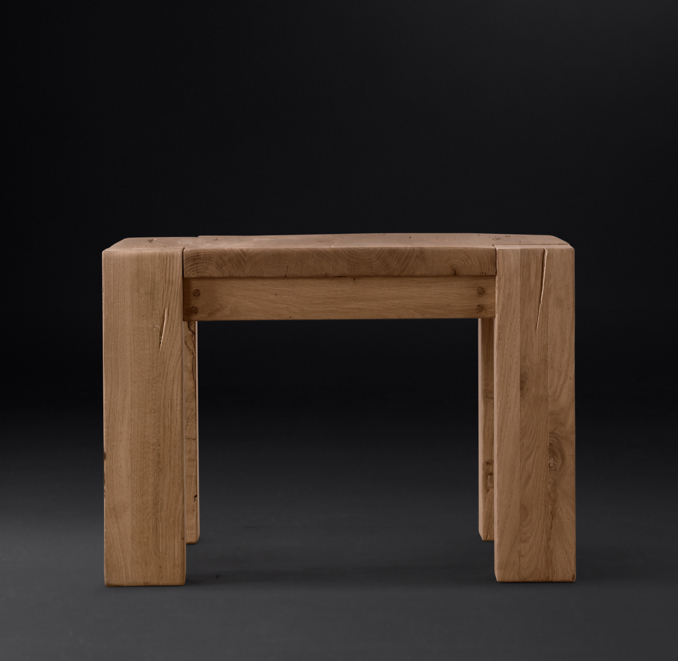 Reclaimed Oak Parsons Side Table