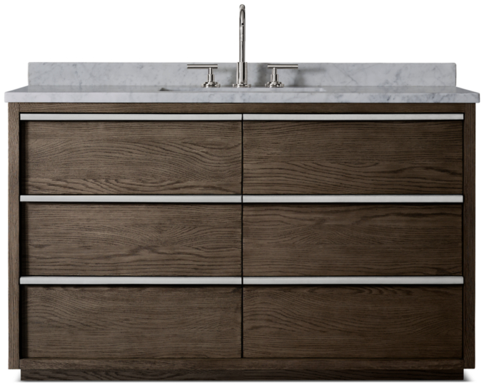 Bezier Single Extra-Wide Vanity