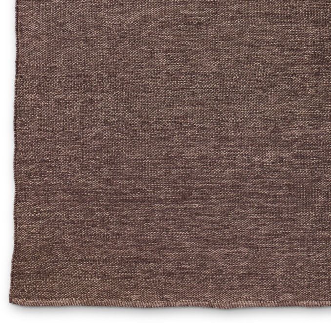 Textured Solid Outdoor Rug Swatch - Mocha