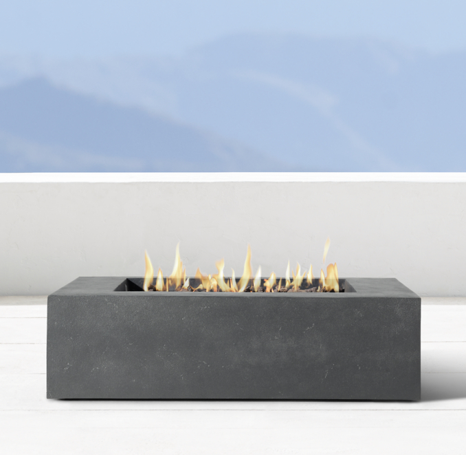 Topanga Propane Square Fire Table