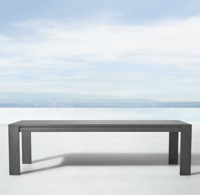 Marbella Aluminum Rectangular Dining Table
