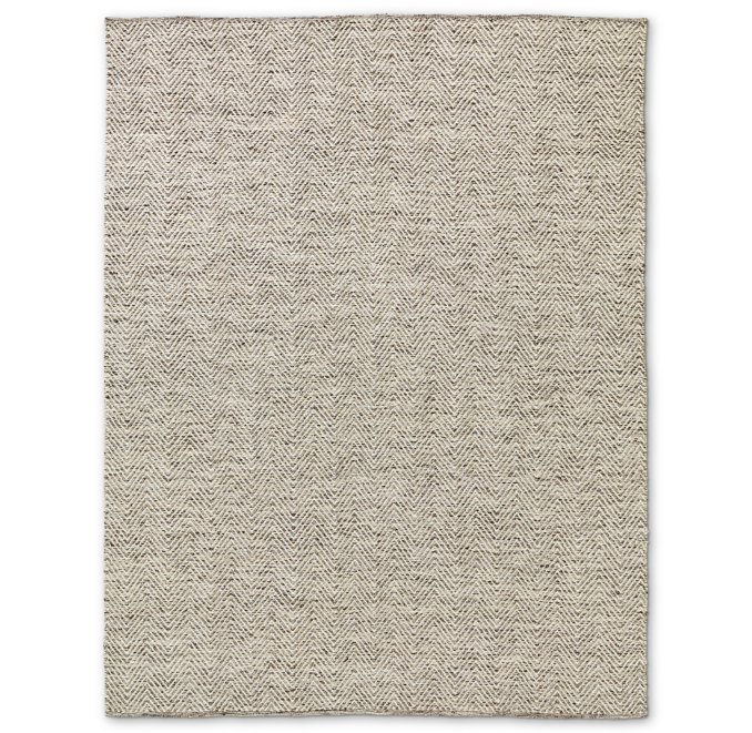 Zeta Rug - Marled Grey | RH