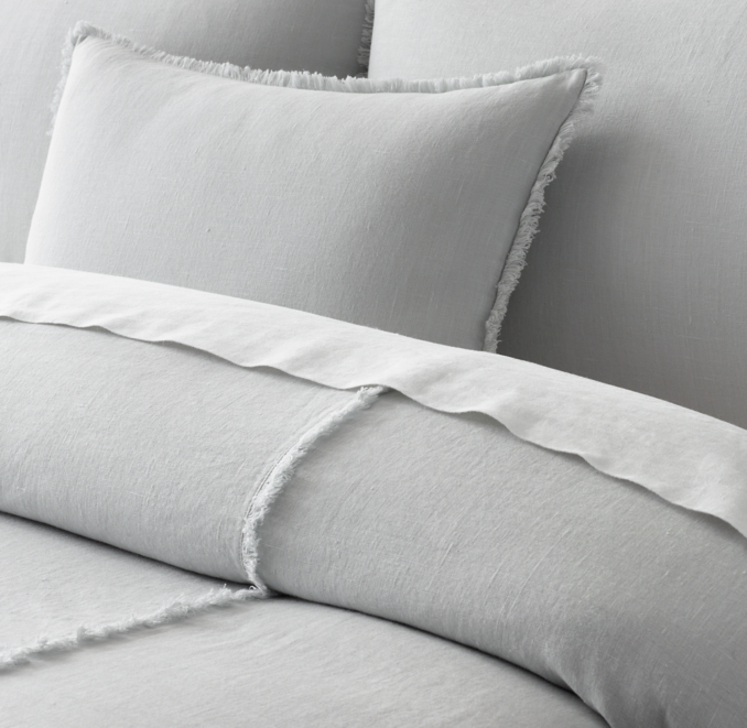 Linen Frayed Edge Duvet Cover