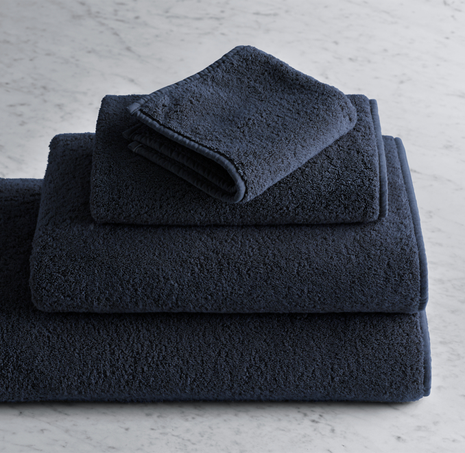 Garment-Washed Turkish Terry Washcloth | RH