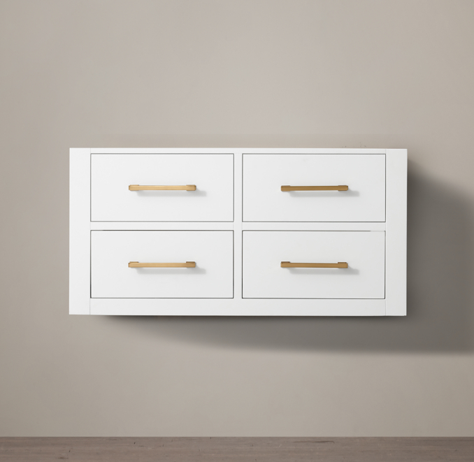 Hutton Single Floating Vanity Base