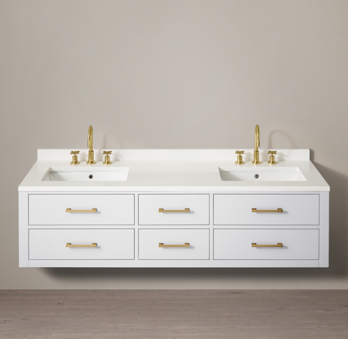 Hutton Double Floating Vanity