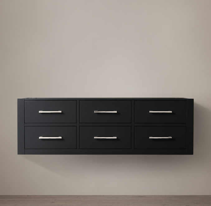 Hutton Single Extra-Wide Floating Vanity Base