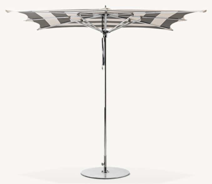Tuuci® Ocean Master Colorblock Zero Horizon Umbrella - Awning Stripe | RH