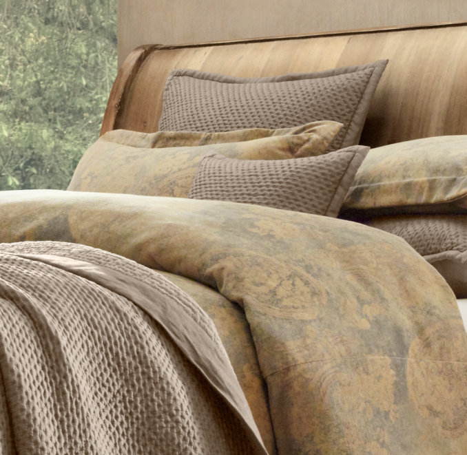 Antiqued Velvet Duvet Cover