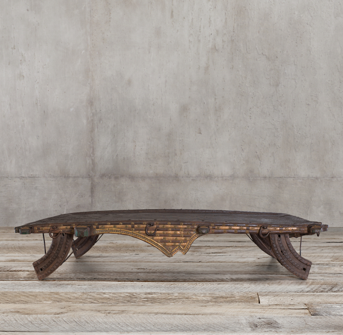 Indian Ox Cart Coffee Table - 19