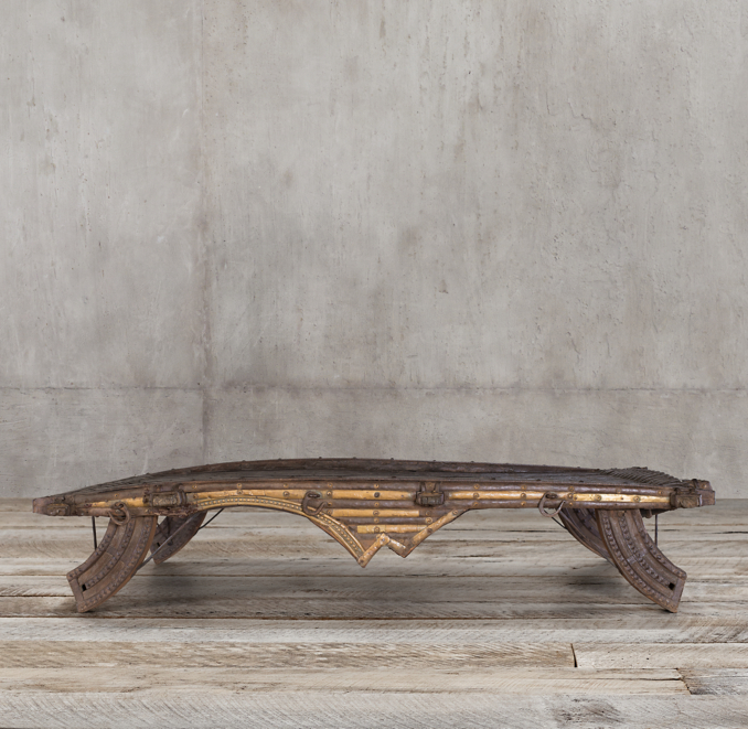 Indian Ox Cart Coffee Table - 2