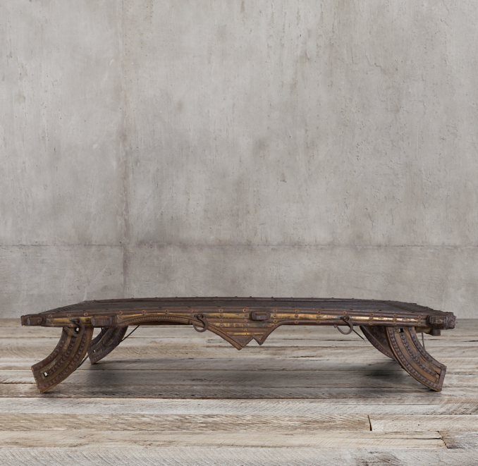 Indian Ox Cart Coffee Table - 22